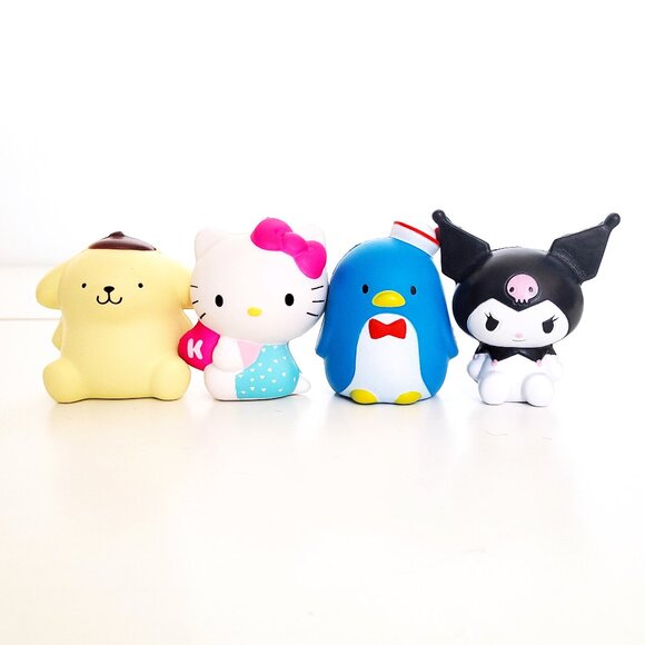 Hello Kitty | Toys | Hello Kitty Squishums Lot Of 4 Pom Pom Purin Hello ...
